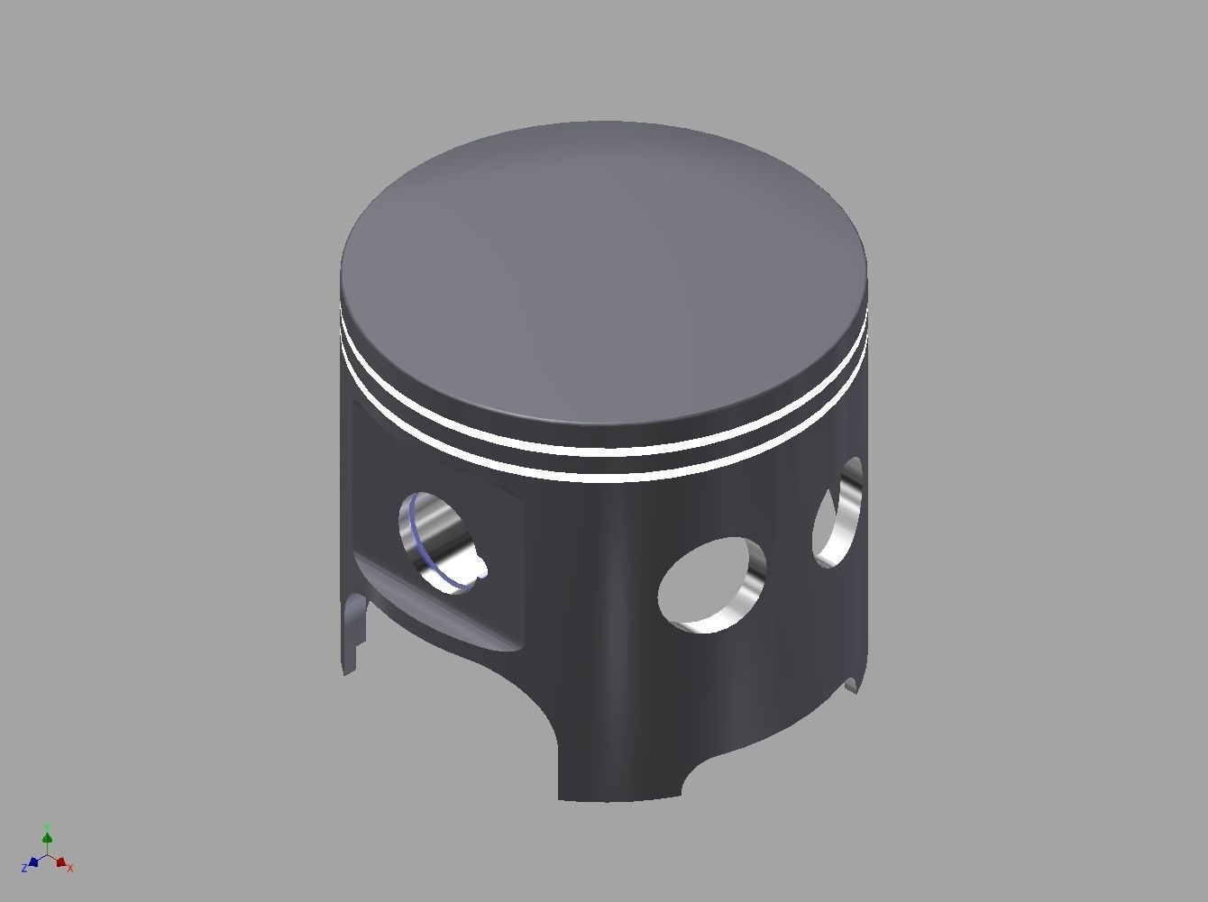Racing Piston free 3D model | CGTrader