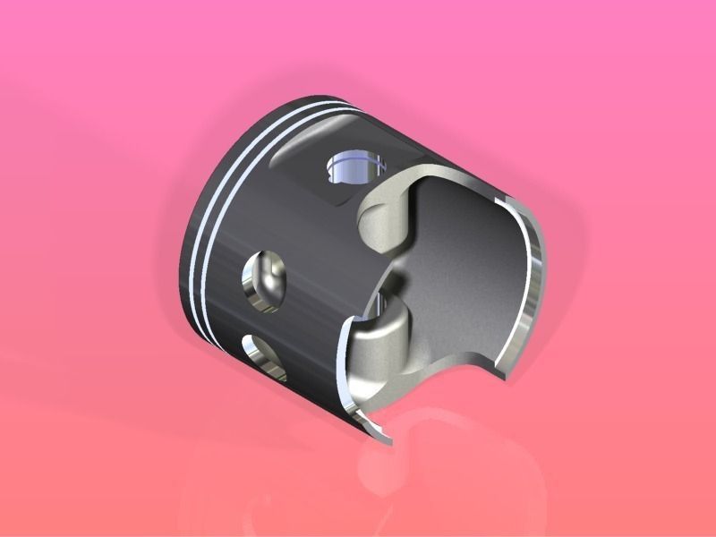 Racing Piston free 3D model | CGTrader