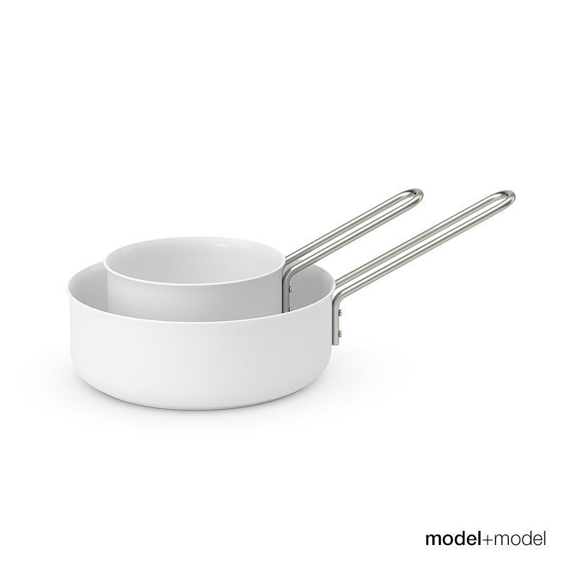Eva Solo Trio cookware set 3D model | CGTrader
