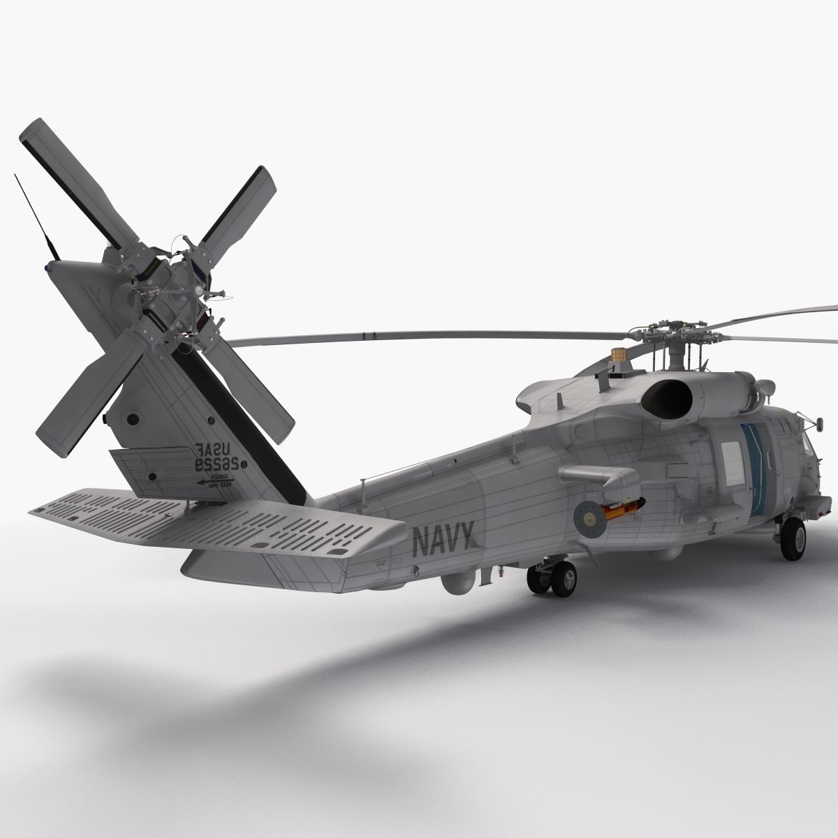 SH-60b Seahawk 3D Model rigged .max - CGTrader.com