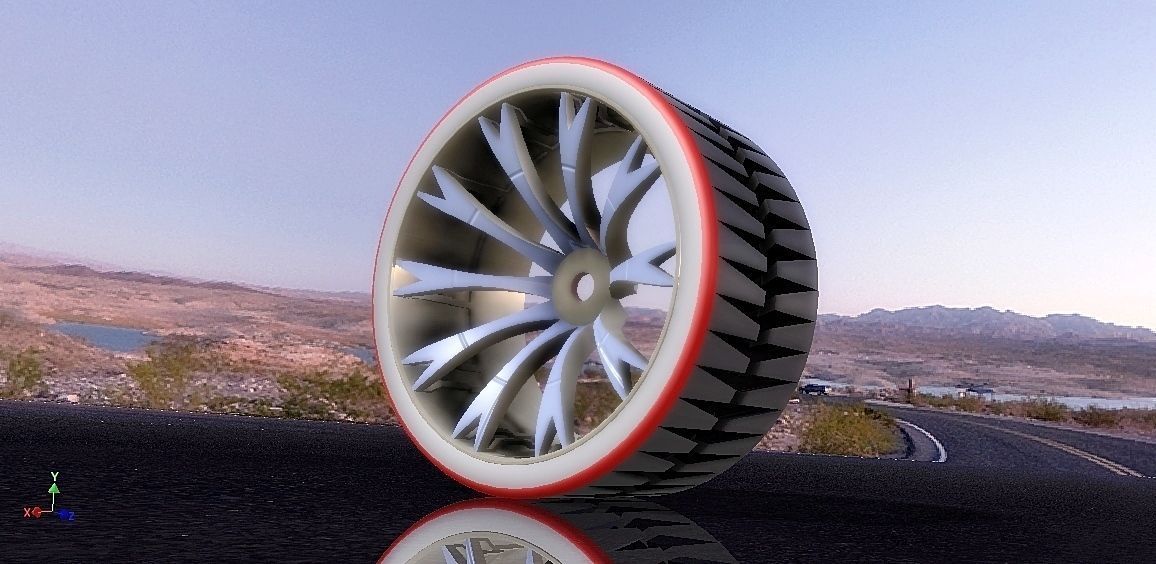 Alloy Wheels free 3D model | CGTrader