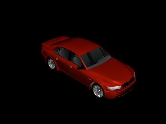 Red car free VR / AR / low-poly 3D model | CGTrader