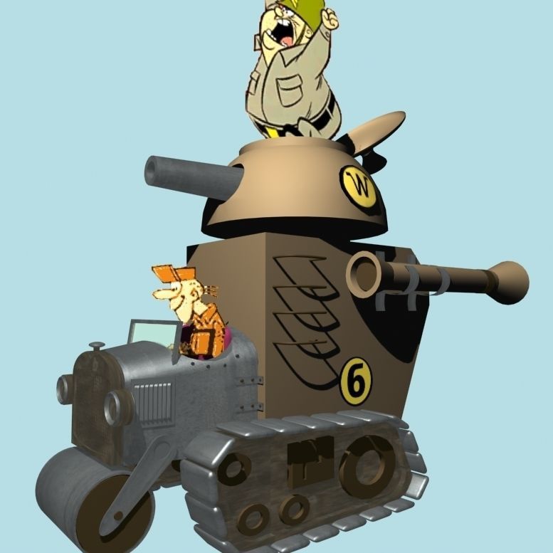 Wacky Races Car 6 3D Model 3D model | CGTrader