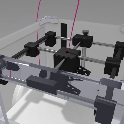 Basic 3D Printer Model 3D Model .max .obj - CGTrader.com