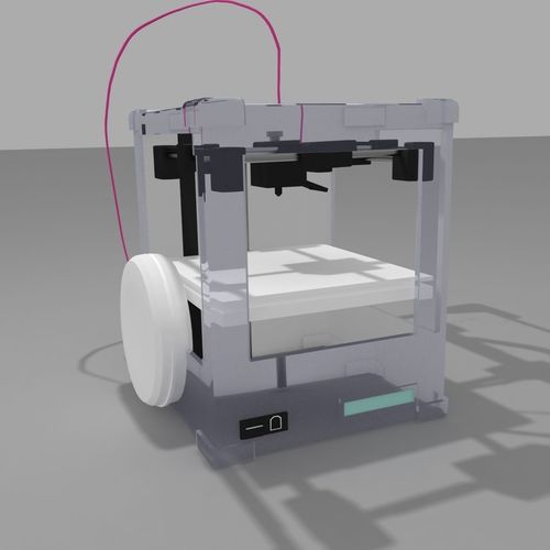 Basic 3D Printer Model 3D Model .max .obj - CGTrader.com