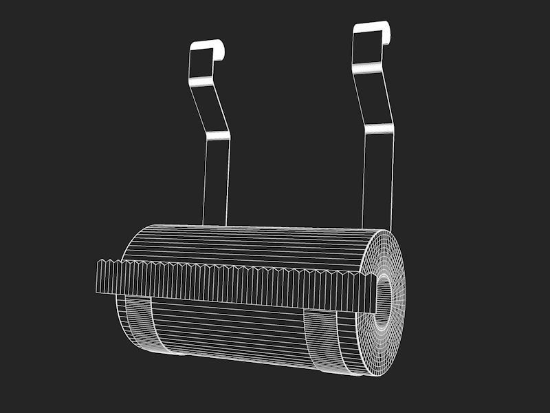 Paper holder 3D model | CGTrader