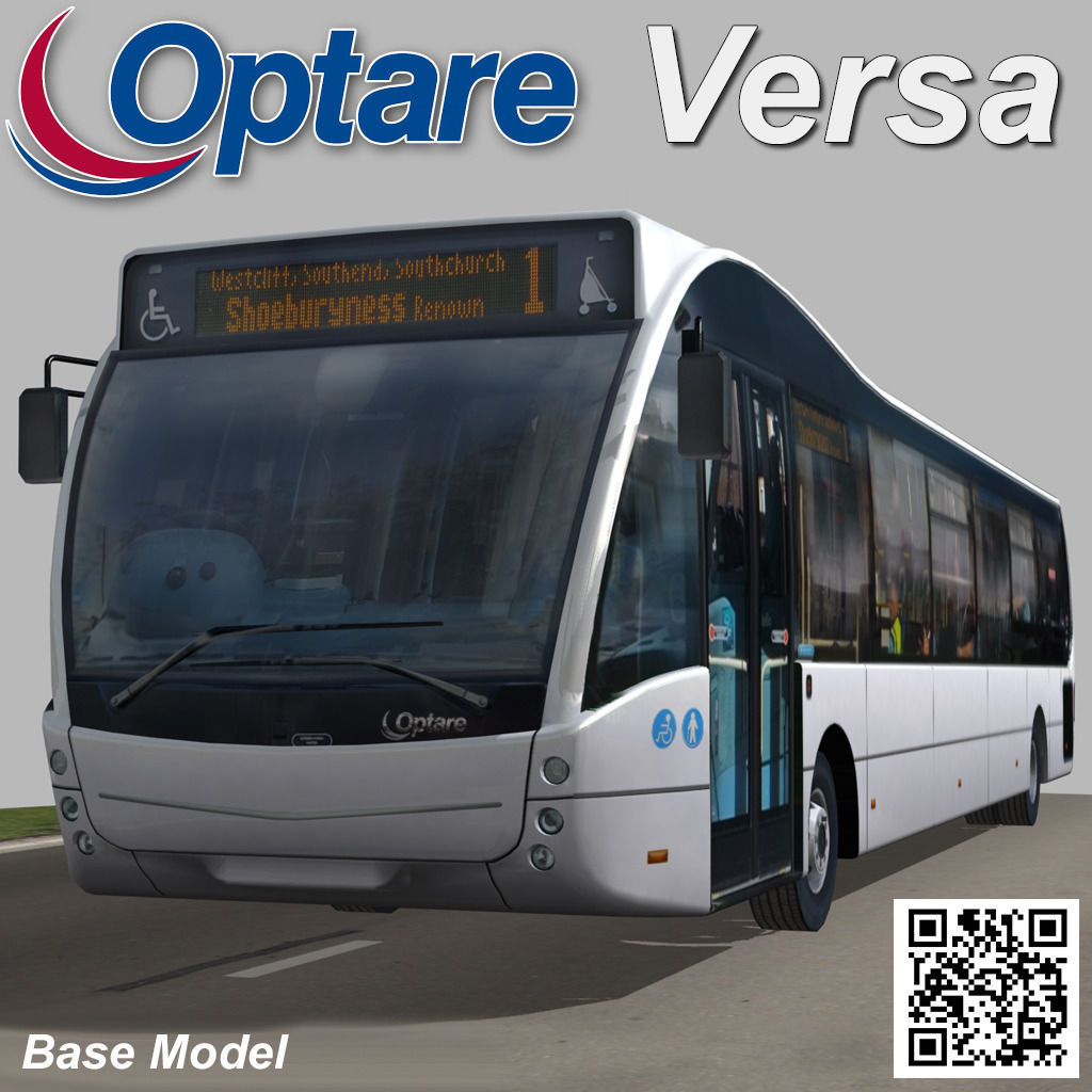 Optare Versa bus long 3D Model Game ready rigged .max - CGTrader.com