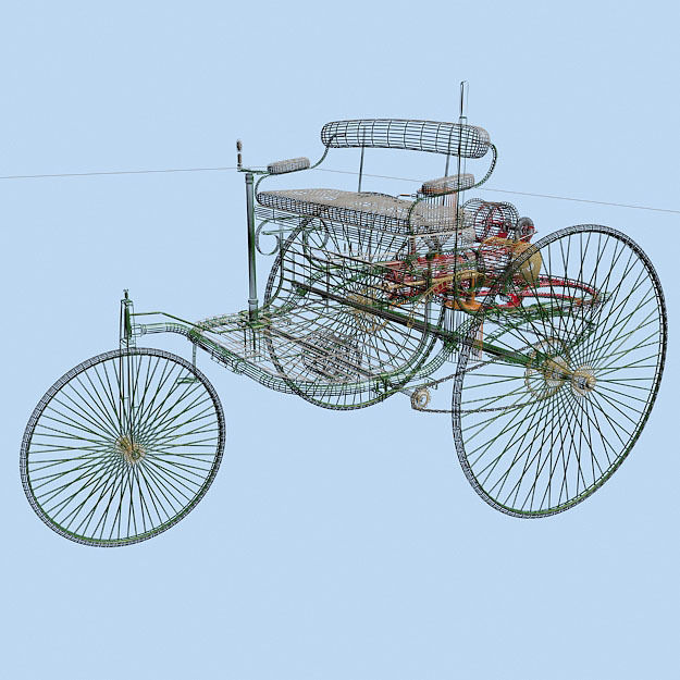 Benz Motorwagen 1886 3D model | CGTrader