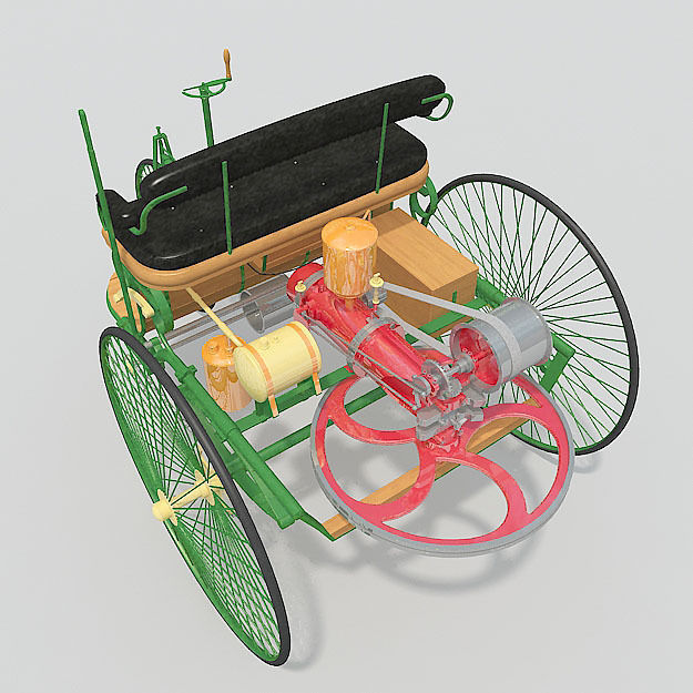 Benz Motorwagen 1886 3D model | CGTrader