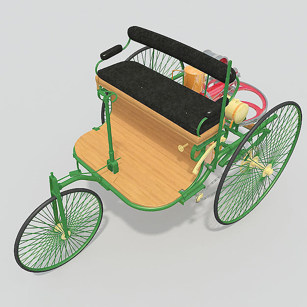 Benz Motorwagen 1886 3D model | CGTrader