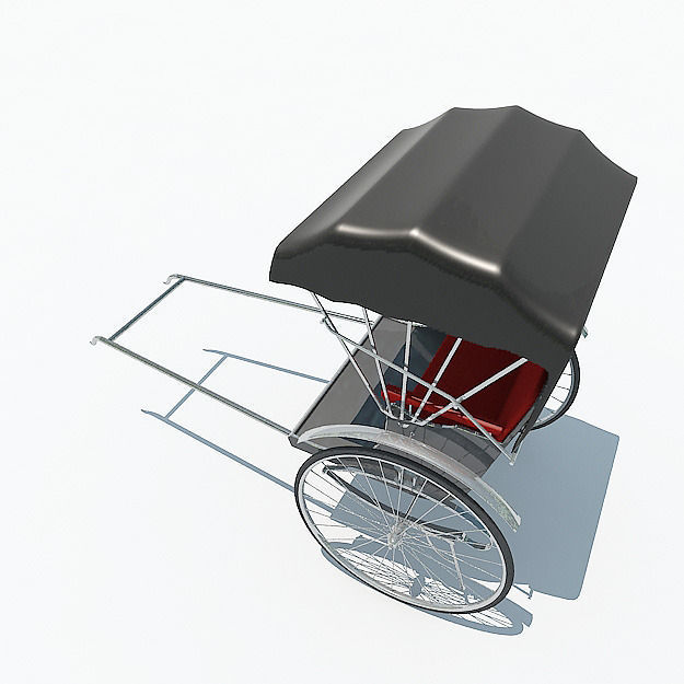 Rickshaw 3D model | CGTrader