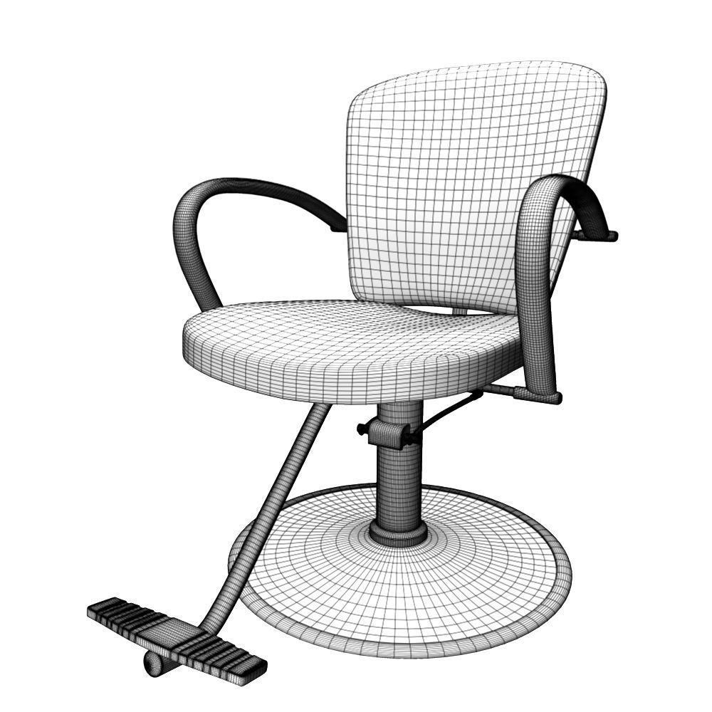 Salon Styling Chair 3D model | CGTrader