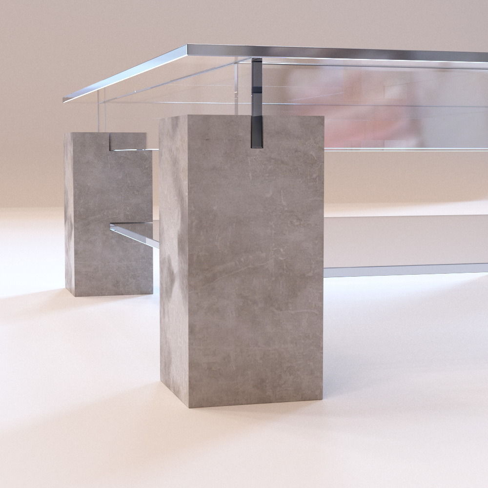 3D model Roche Bobois - Tenere Coffee Table VR / AR / low-poly | CGTrader