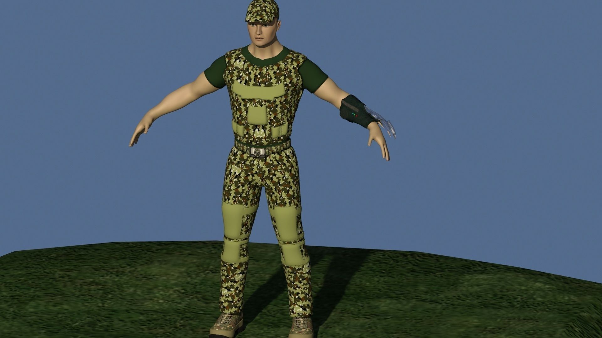 3D model Modern Warfare Soldier VR / AR / low-poly | CGTrader