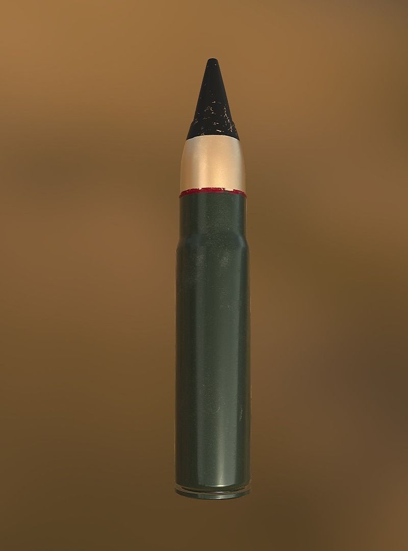 Bullet 9x39 free 3D model | CGTrader
