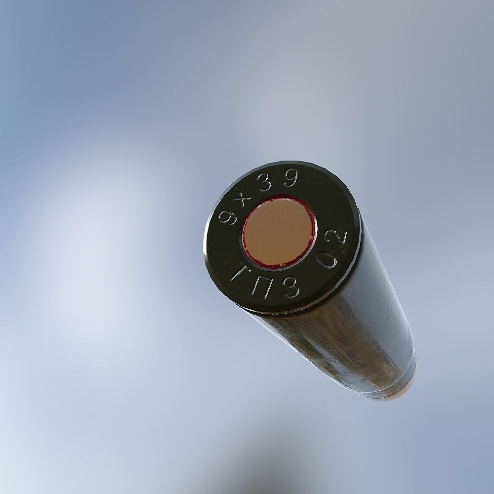 Bullet 9x39 free 3D model | CGTrader