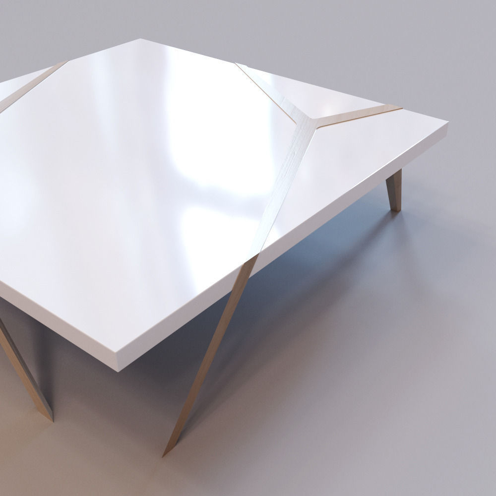 3D model Roche Bobois - Mangrove cocktail table VR / AR / low-poly ...