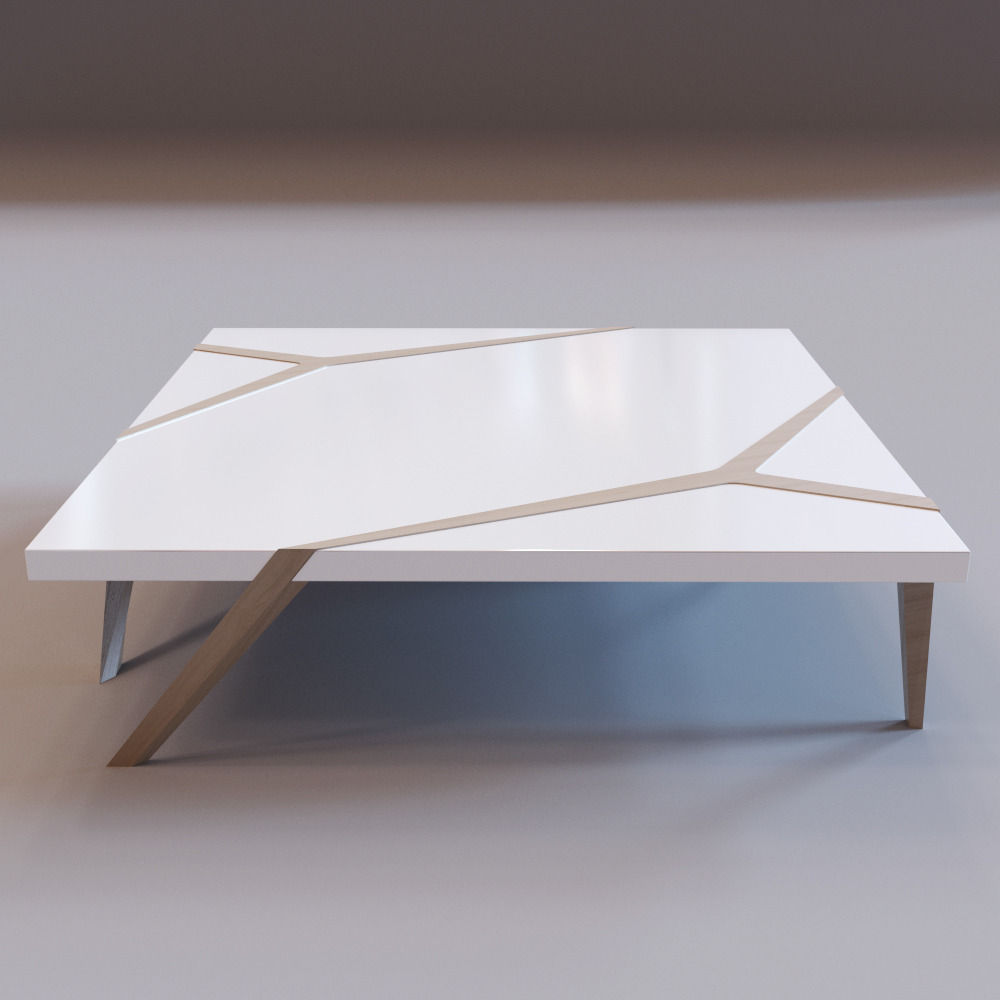 3D model Roche Bobois - Mangrove cocktail table VR / AR / low-poly ...