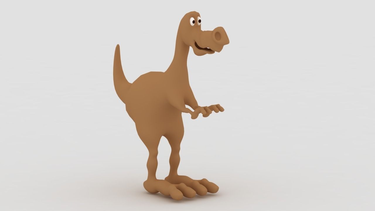 Dinosaur 3D Model .3ds .lwo .lw .lws .dxf - CGTrader.com