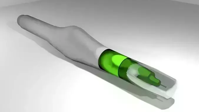 Liquid Pen 3D model | CGTrader