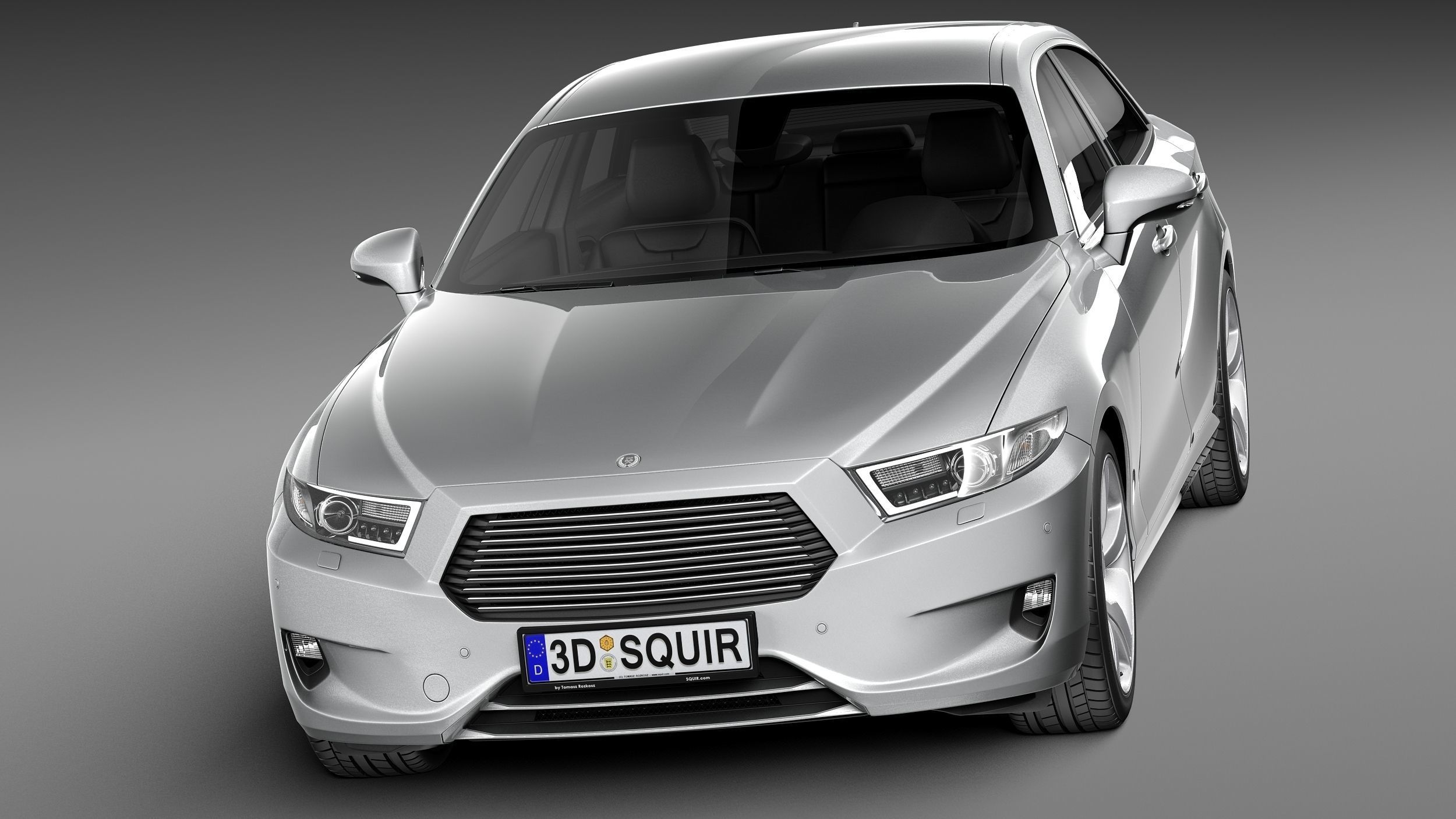 Generic Sedan mid-class 2015 3D model | CGTrader