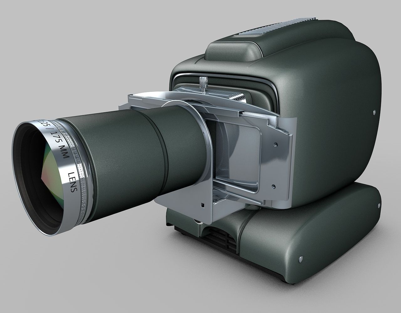 Vintage Projector 3D Model .obj .3ds .fbx .c4d .dxf - CGTrader.com
