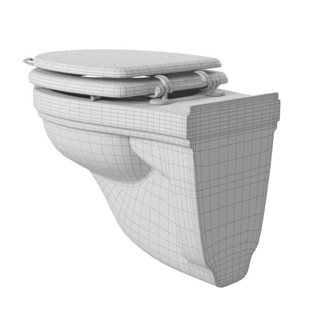 Devon Devon BLUES WALL-HUNG WC 3D model | CGTrader