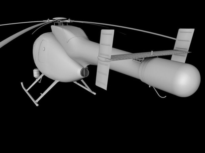 MD-500 Model 369D NOTAR Helicopter 3D Model .max .obj .3ds .fbx .c4d ...