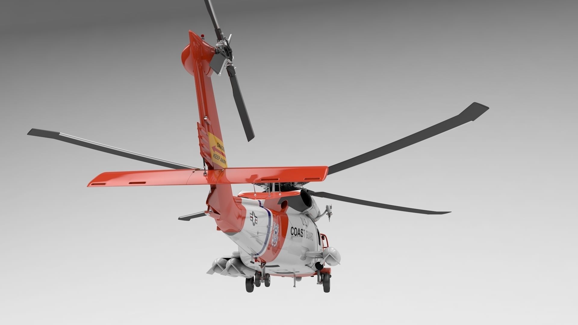 3D model SH-60 Sea Hawk Coast Guard VR / AR / low-poly | CGTrader