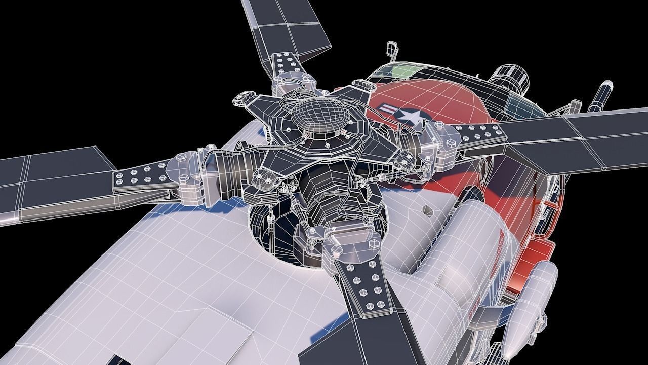 3D model SH-60 Sea Hawk Coast Guard VR / AR / low-poly | CGTrader