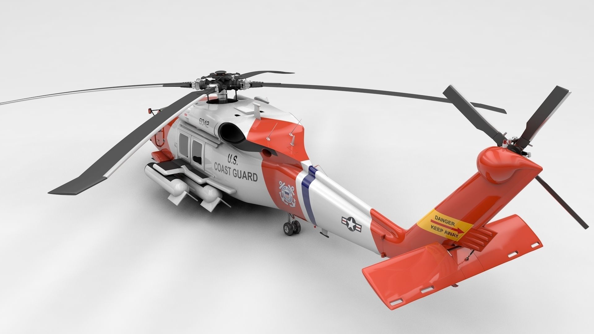 3D model SH-60 Sea Hawk Coast Guard VR / AR / low-poly | CGTrader