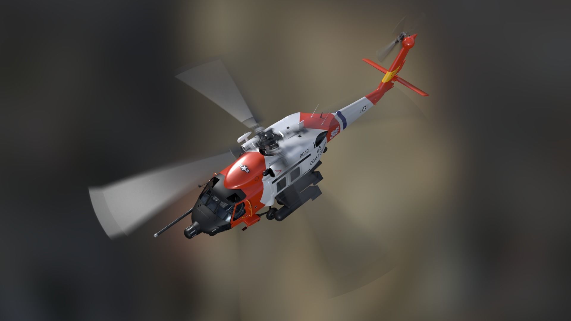 3D model SH-60 Sea Hawk Coast Guard VR / AR / low-poly | CGTrader