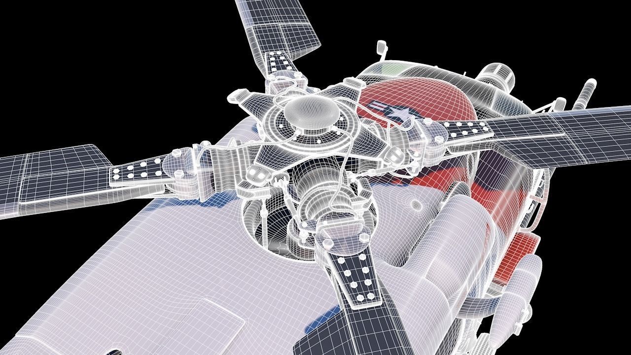 3D model SH-60 Sea Hawk Coast Guard VR / AR / low-poly | CGTrader
