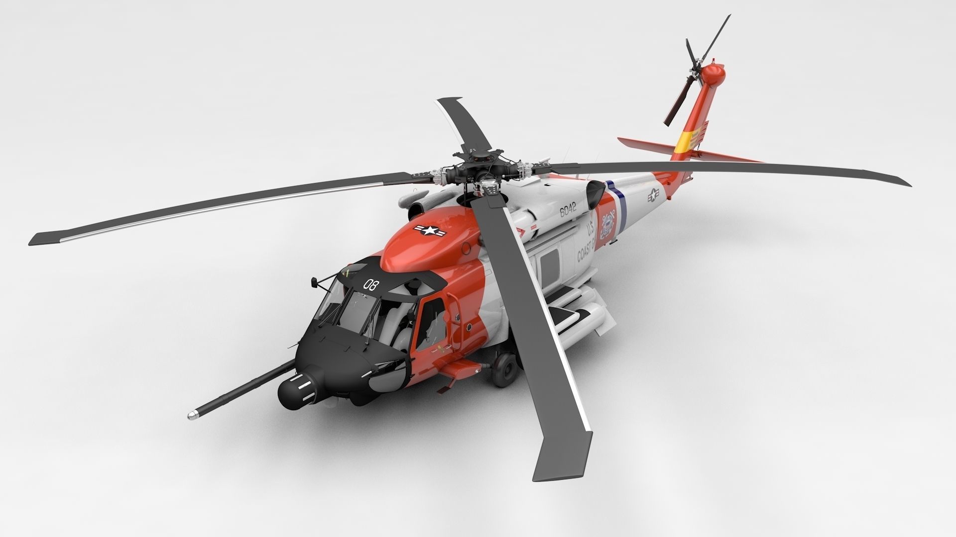 3D model SH-60 Sea Hawk Coast Guard VR / AR / low-poly | CGTrader