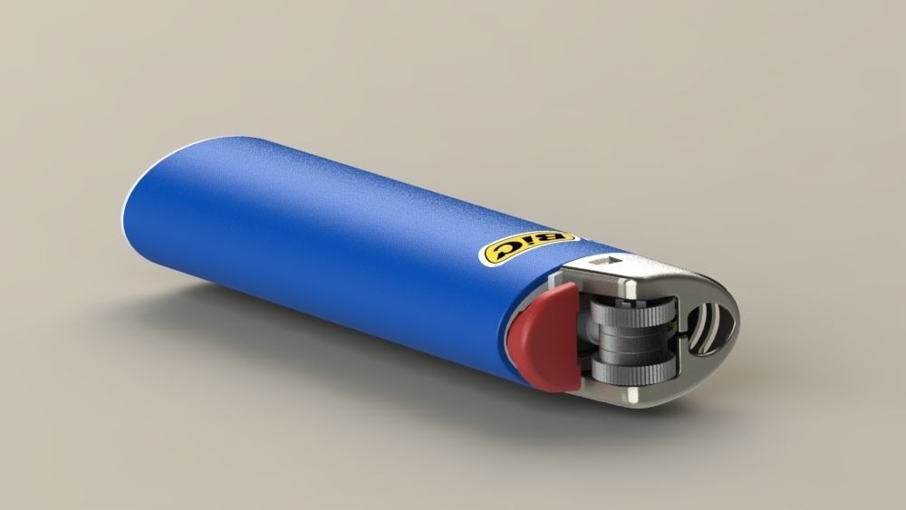 BIC Lighter 3D model | CGTrader