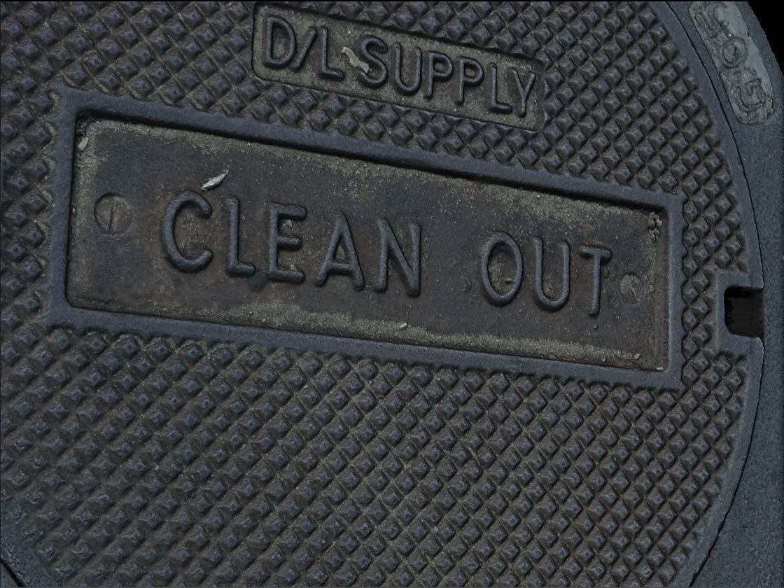 Clean Out Utility Cover 3D model | CGTrader