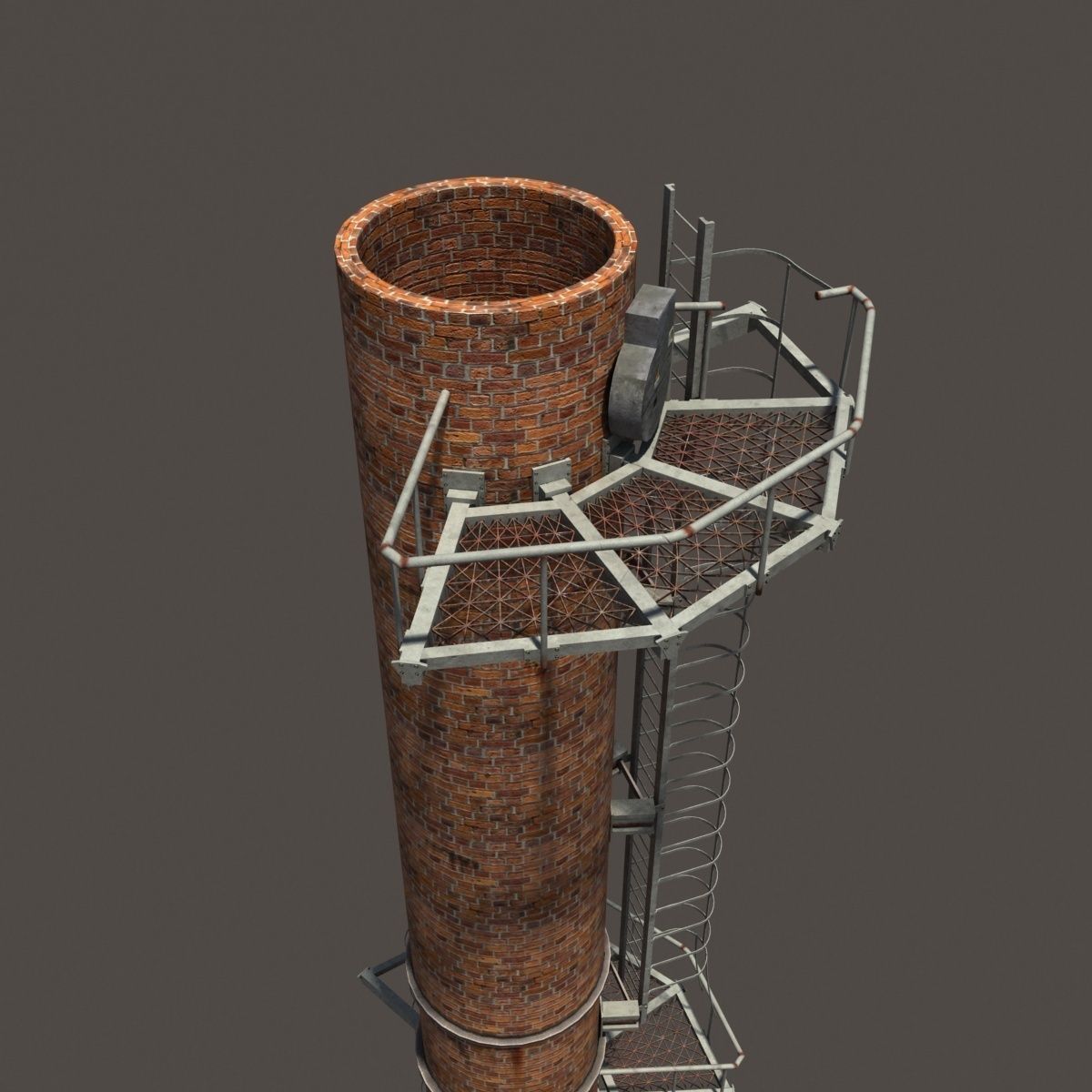 3D model Chimney Low Poly 3d Model2 VR / AR / low-poly | CGTrader