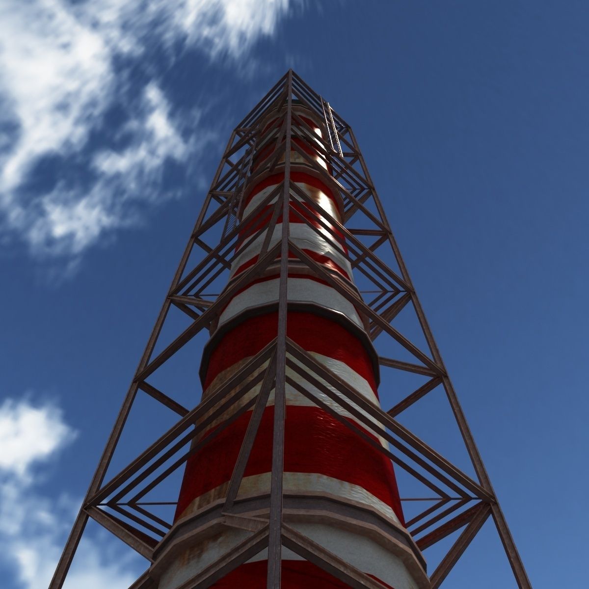 3D model Chimney Low Poly 3d Model3 VR / AR / low-poly | CGTrader