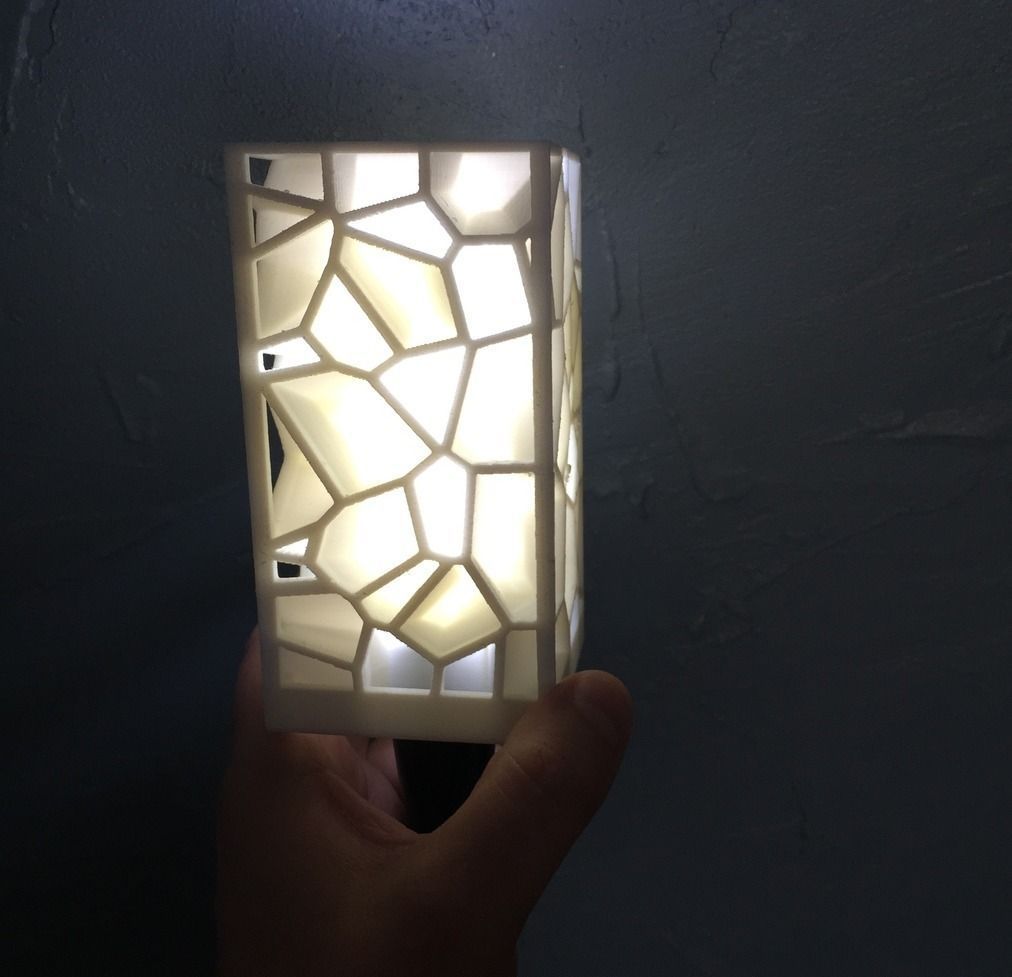 Generative design Voronoi lamp high quality version 3D model 3D ...