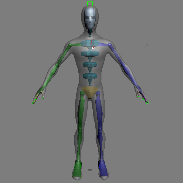 Spider-man human body parts 3D model rigged | CGTrader