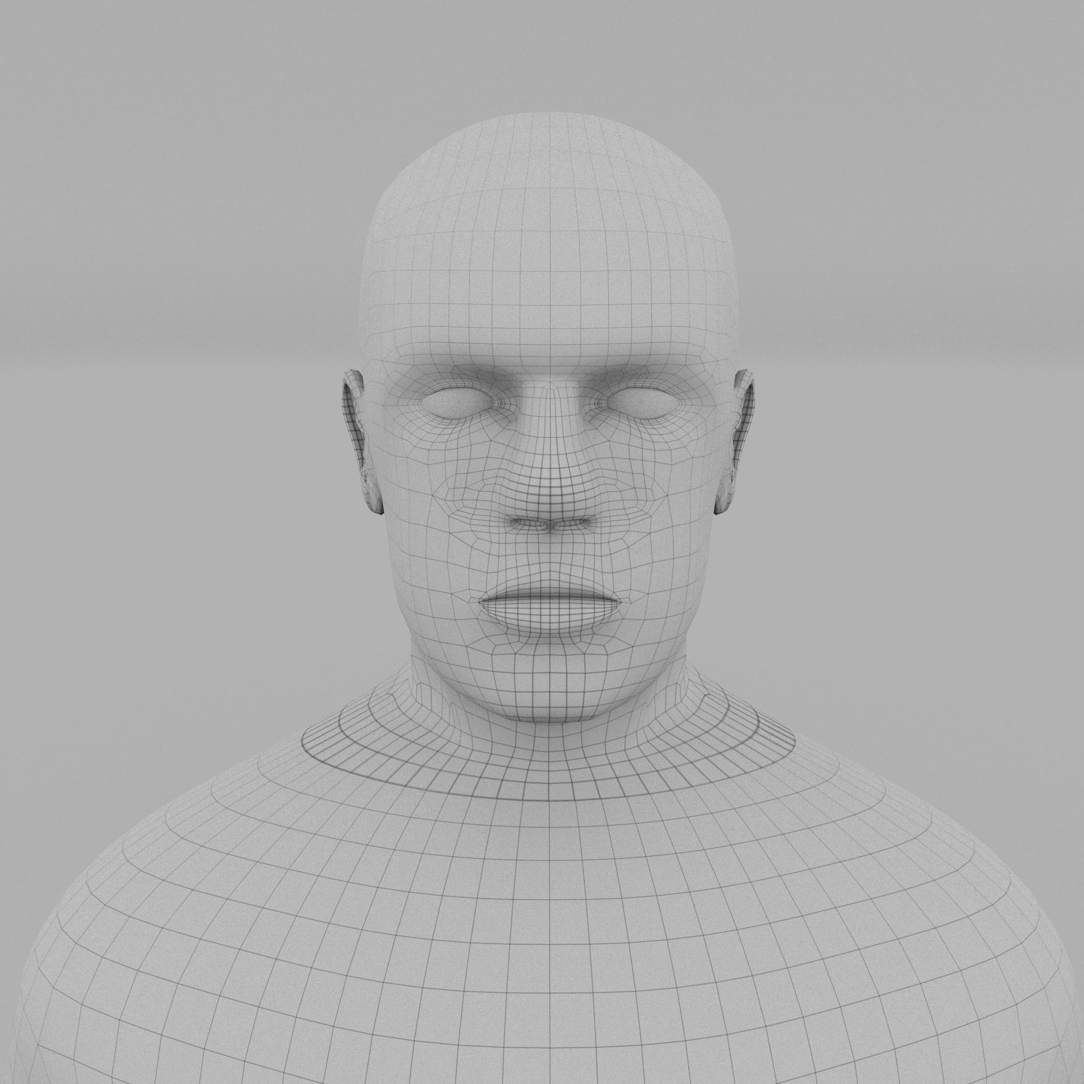 Human Male Clay Model 3D model | CGTrader