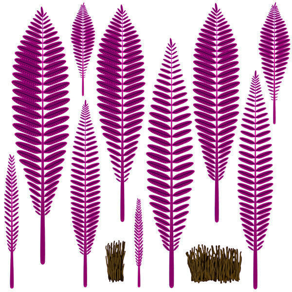 Alien Plant Leaves texture pack 1 Texture | CGTrader