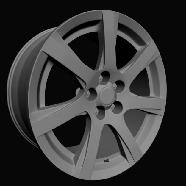 ATS wheel rims 3D model | CGTrader