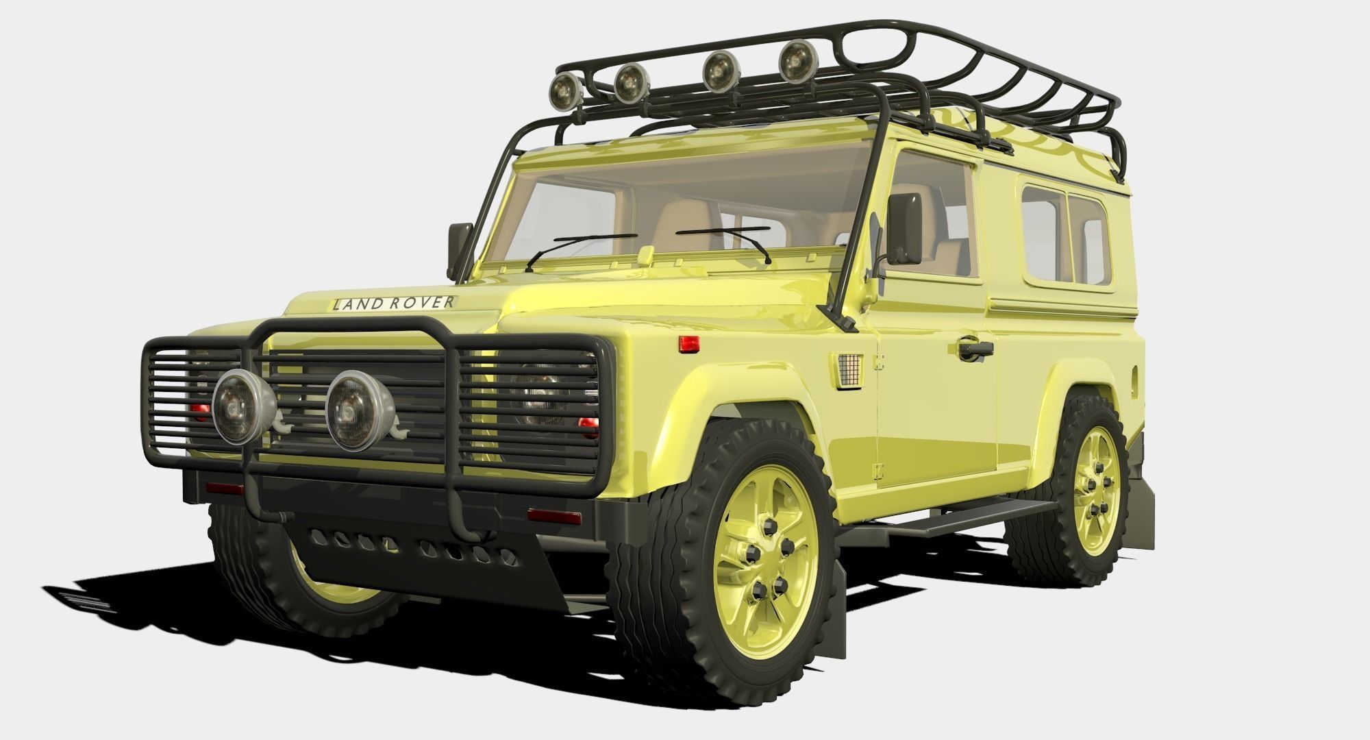 Land Rover Defender 3D Model .obj .3ds .fbx .blend .dae - CGTrader.com