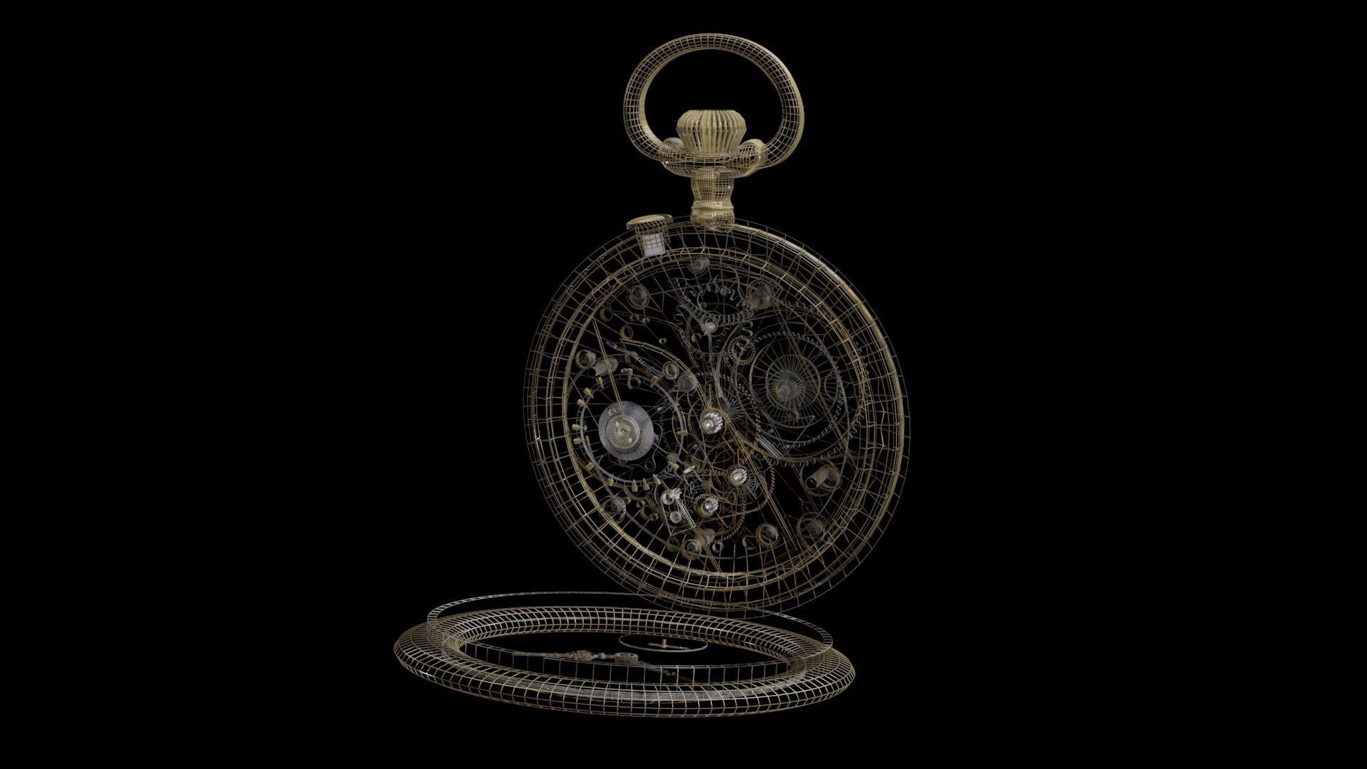 pocket watch 3D model | CGTrader