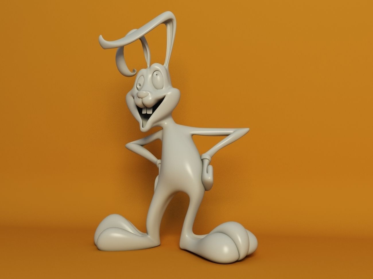 Crazy Rabbit 3D Model 3D printable MAX OBJ STL | CGTrader.com