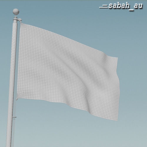 Animated Netherlands Flag 3D model rigged | CGTrader