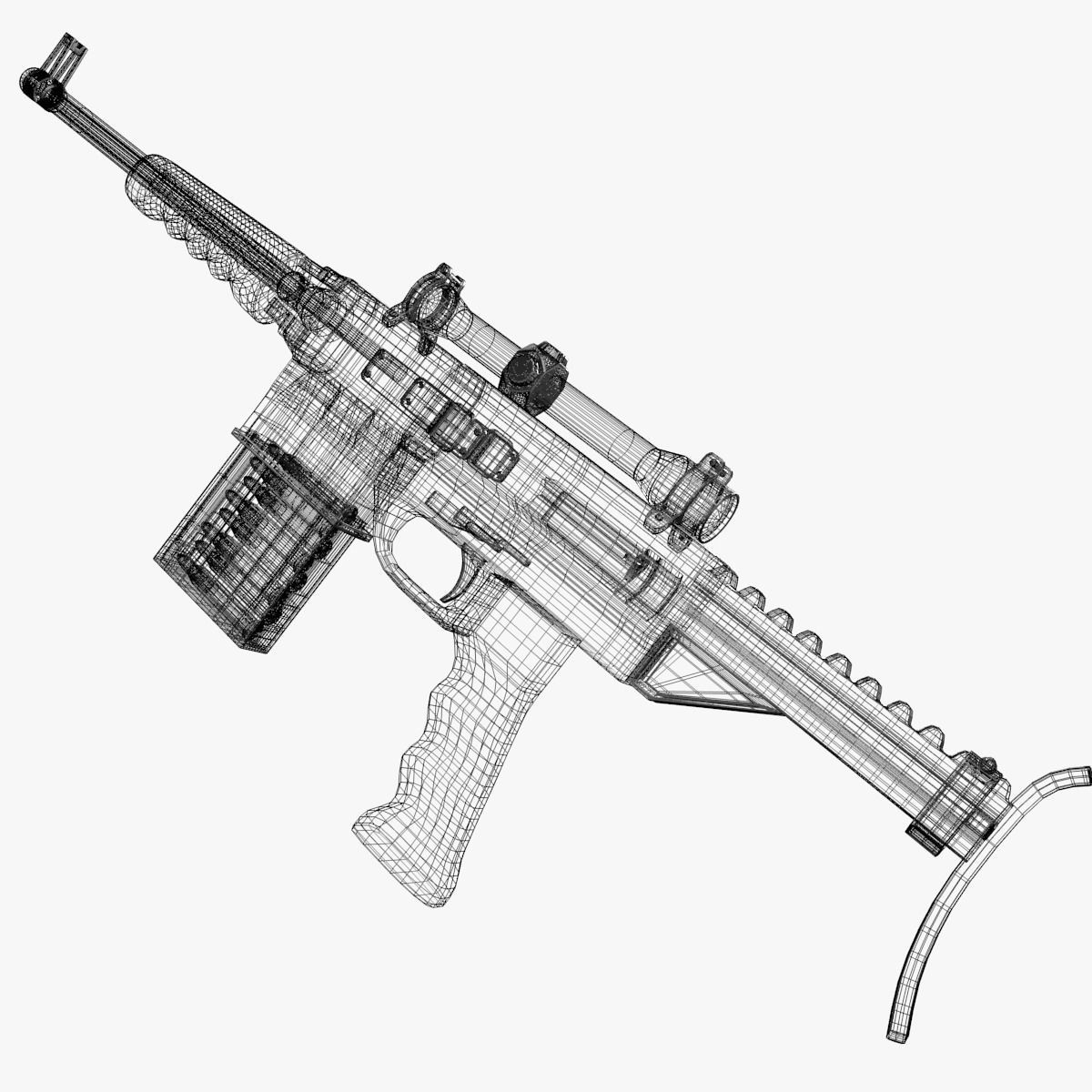 genericgun ar - rifle 3D model | CGTrader