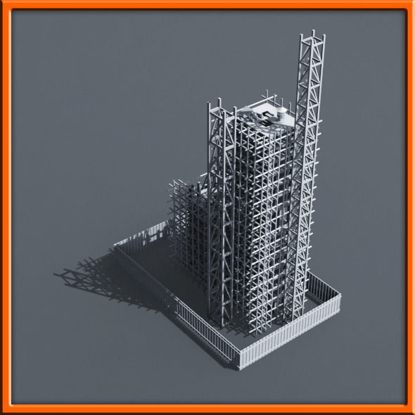 Building Construction 3D model | CGTrader