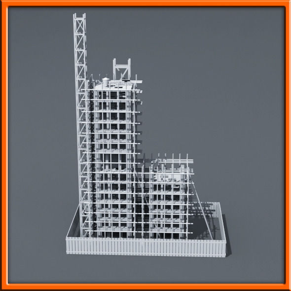 Building Construction 3D model | CGTrader